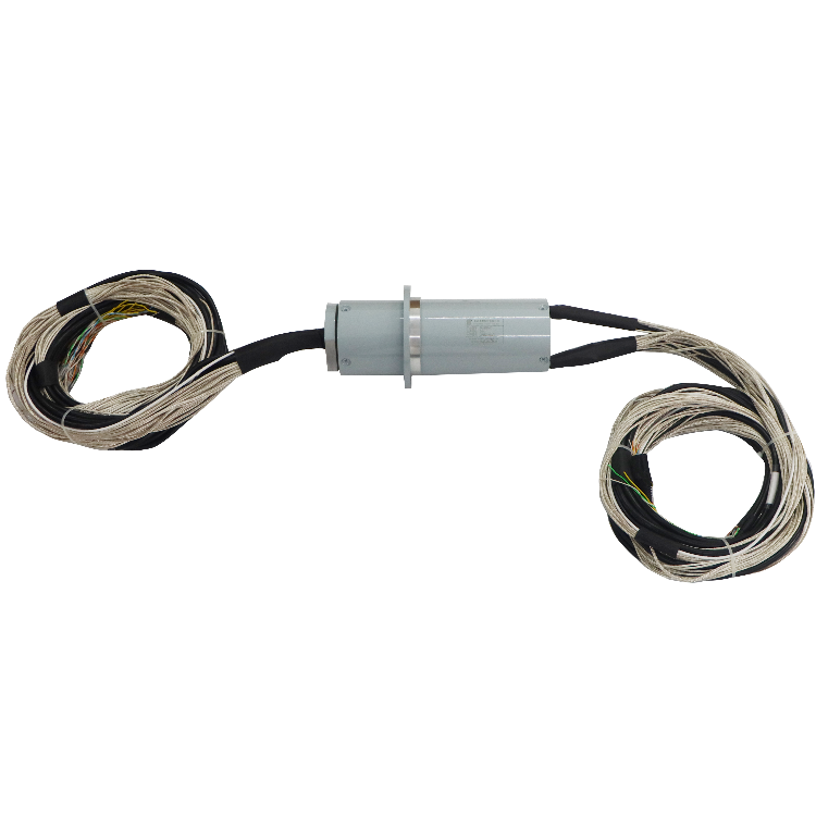 China Ingiant outer diameter 80mm Ethernet slip ring 1 channel 1000M ...